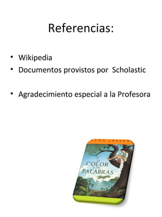 El color de mis palabras | PPT