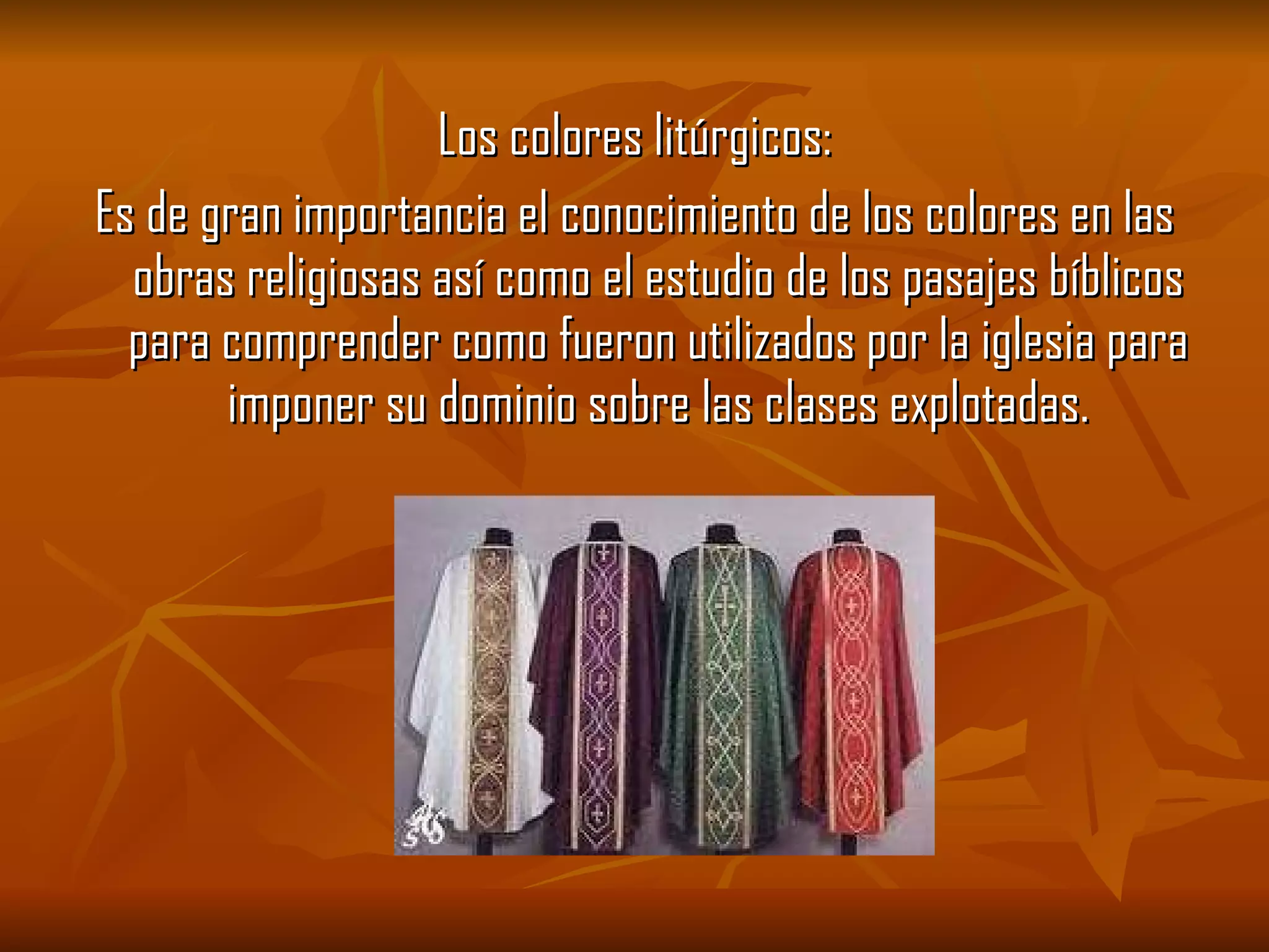 El color en la edad media | PPT