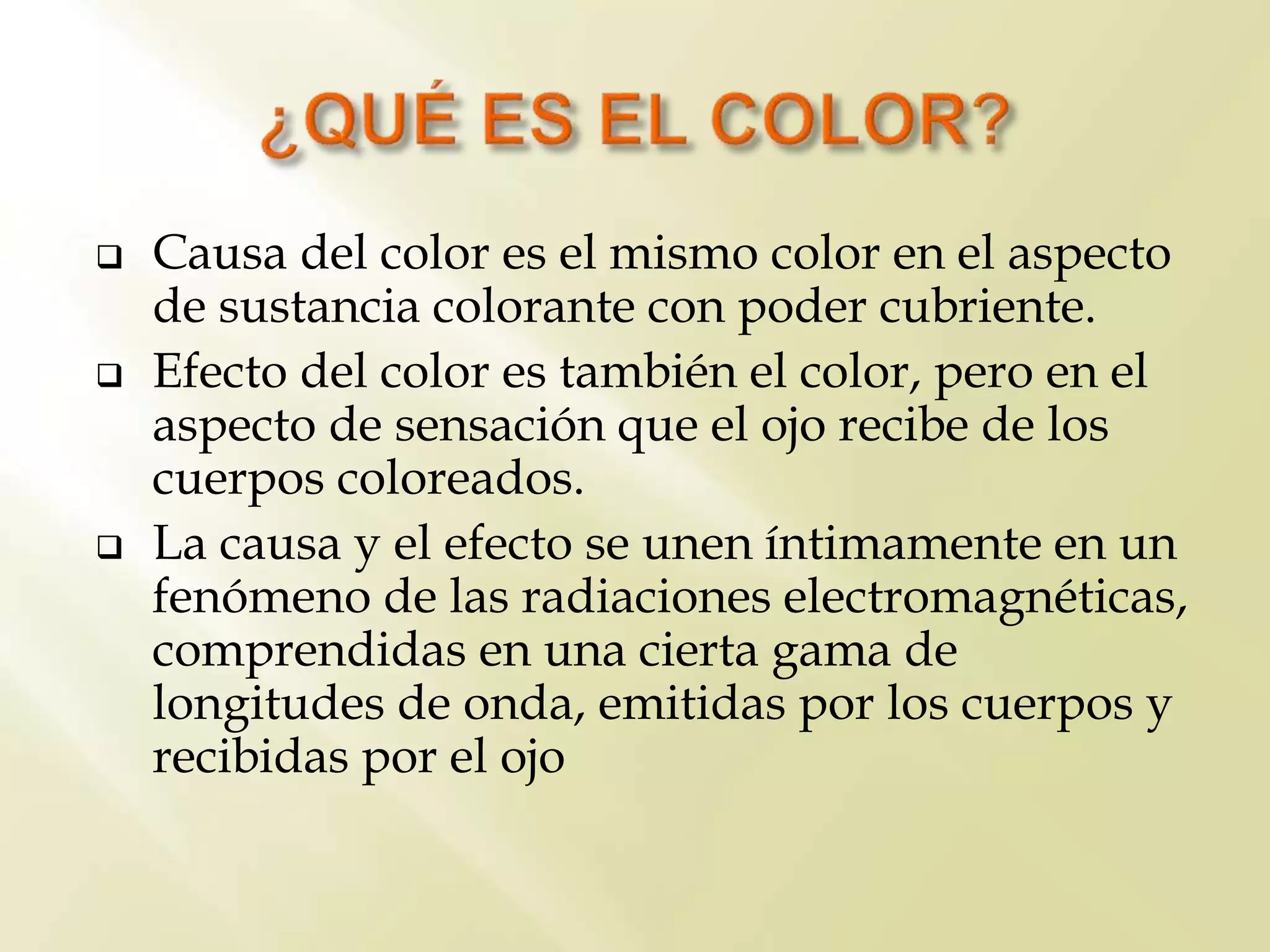 El color | PPTX