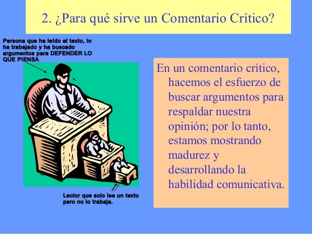 El comentario crítico