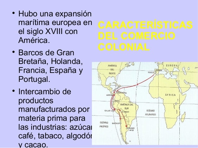 El comercio colonial