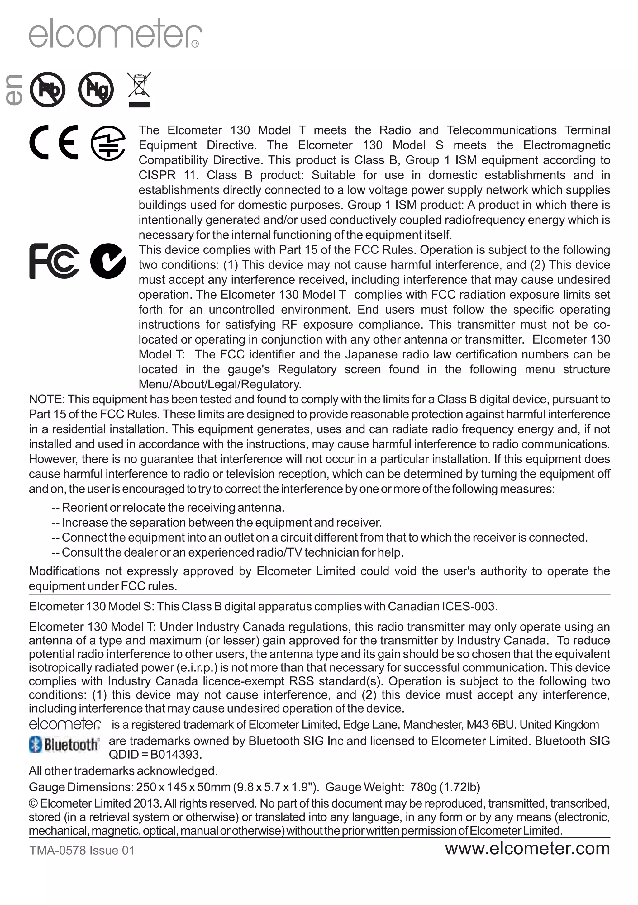Elcometer 130 Salt Contamination Meter is quickly and accurately ...