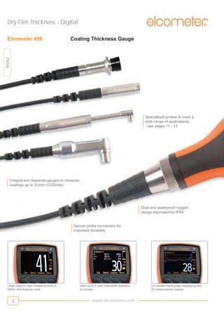 Elcometer 456 Dry Film Coating Thickness Gauge sets new standards ...