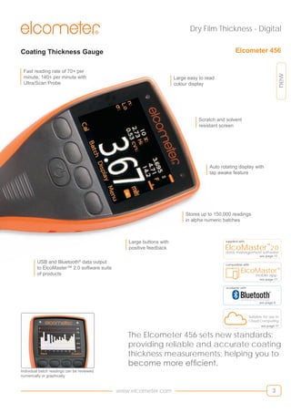 Elcometer 456 Dry Film Coating Thickness Gauge sets new standards ...