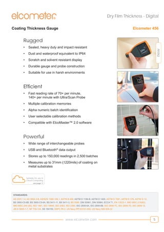 Elcometer 456 Dry Film Coating Thickness Gauge sets new standards ...