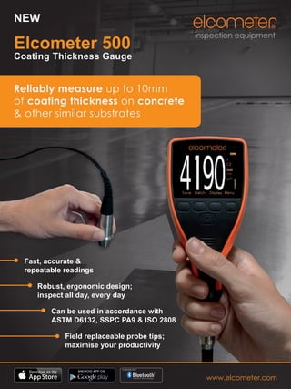 Elcometer 500 coating thickness gauge english (1) | PDF