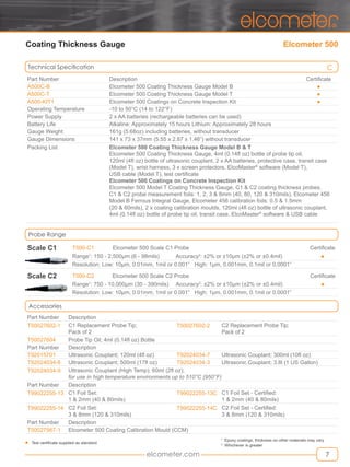 Elcometer 500 coating thickness gauge english (1) | PDF