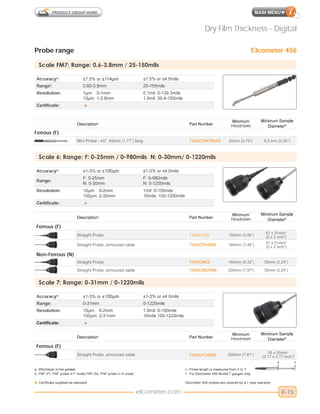 Elcometer dft gauge | PDF