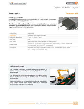 Elcometer dft gauge | PDF