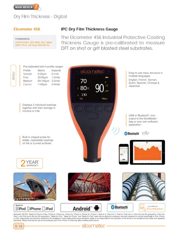 Elcometer dft gauge | PDF