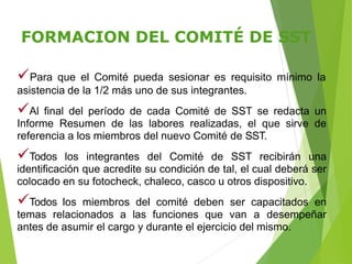 EL COMITE DE SEGURIDAD Y SALUD EN EL TRABAJO CSST.pptx