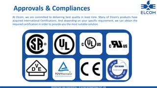 Elcom PDU & Smart solutions : Company Profile | PDF