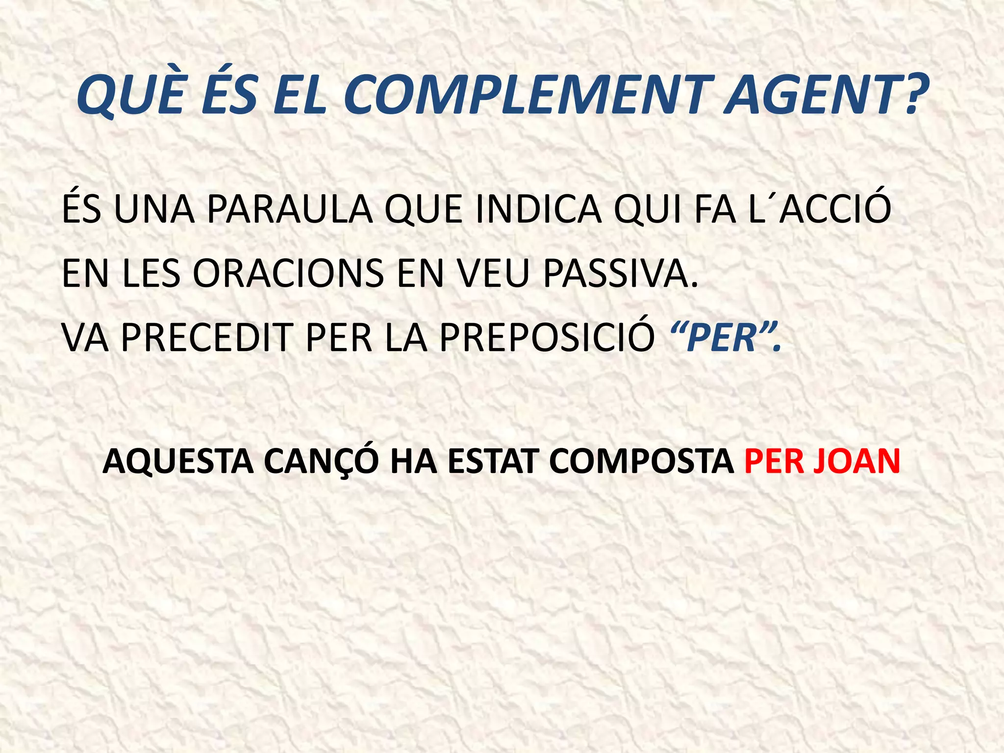 EL COMPLEMENT CIRCUNSTANCIAL | PPT