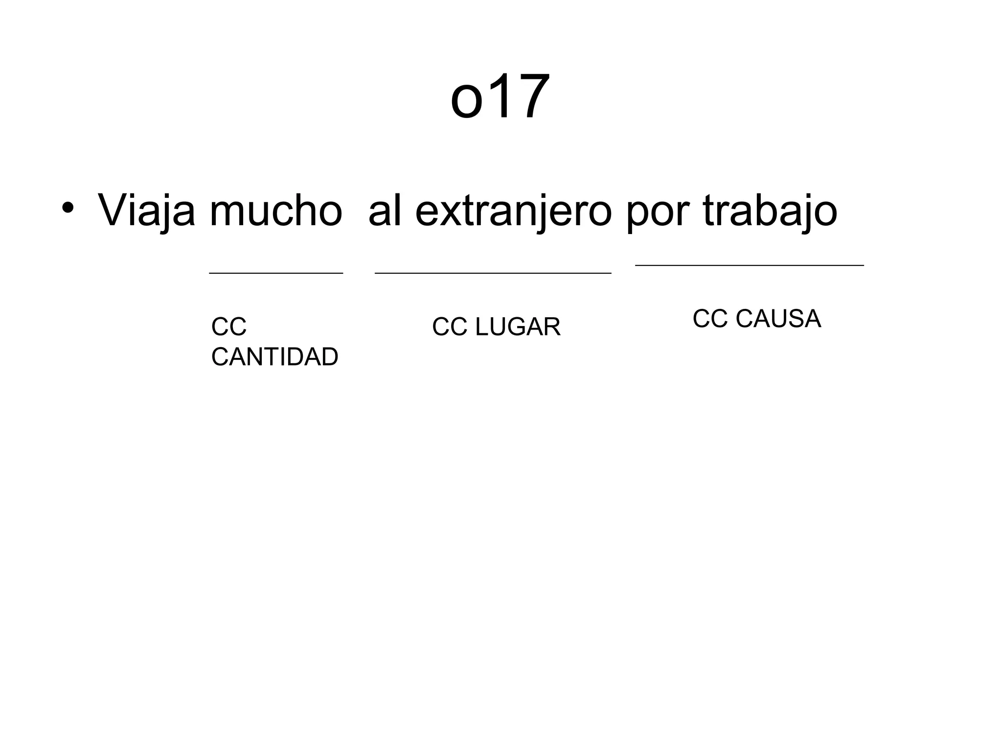 El complemento circunstancial ejercicios | PPT