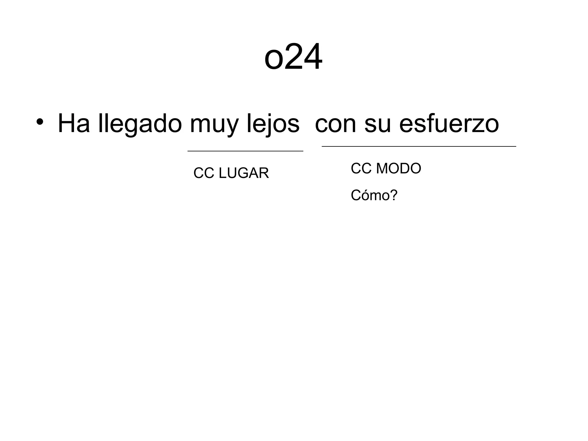 El complemento circunstancial ejercicios | PPT