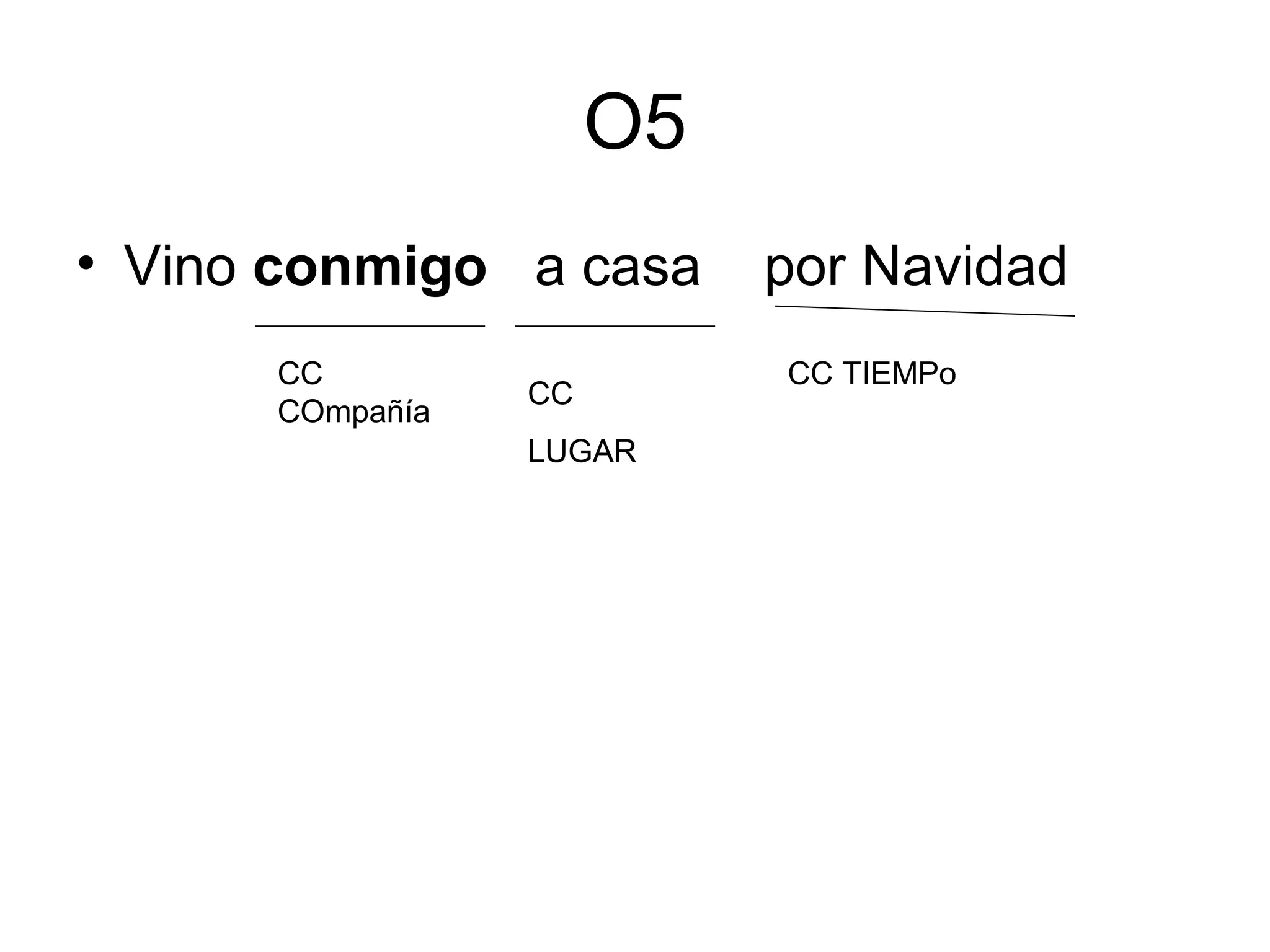 El complemento circunstancial ejercicios | PPT