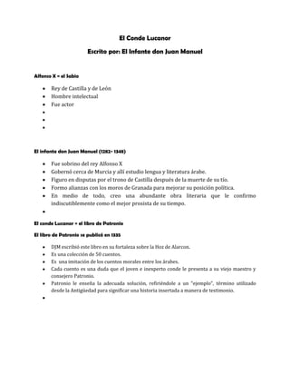 El conde lucanor | PDF