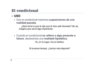 El condicional | PDF