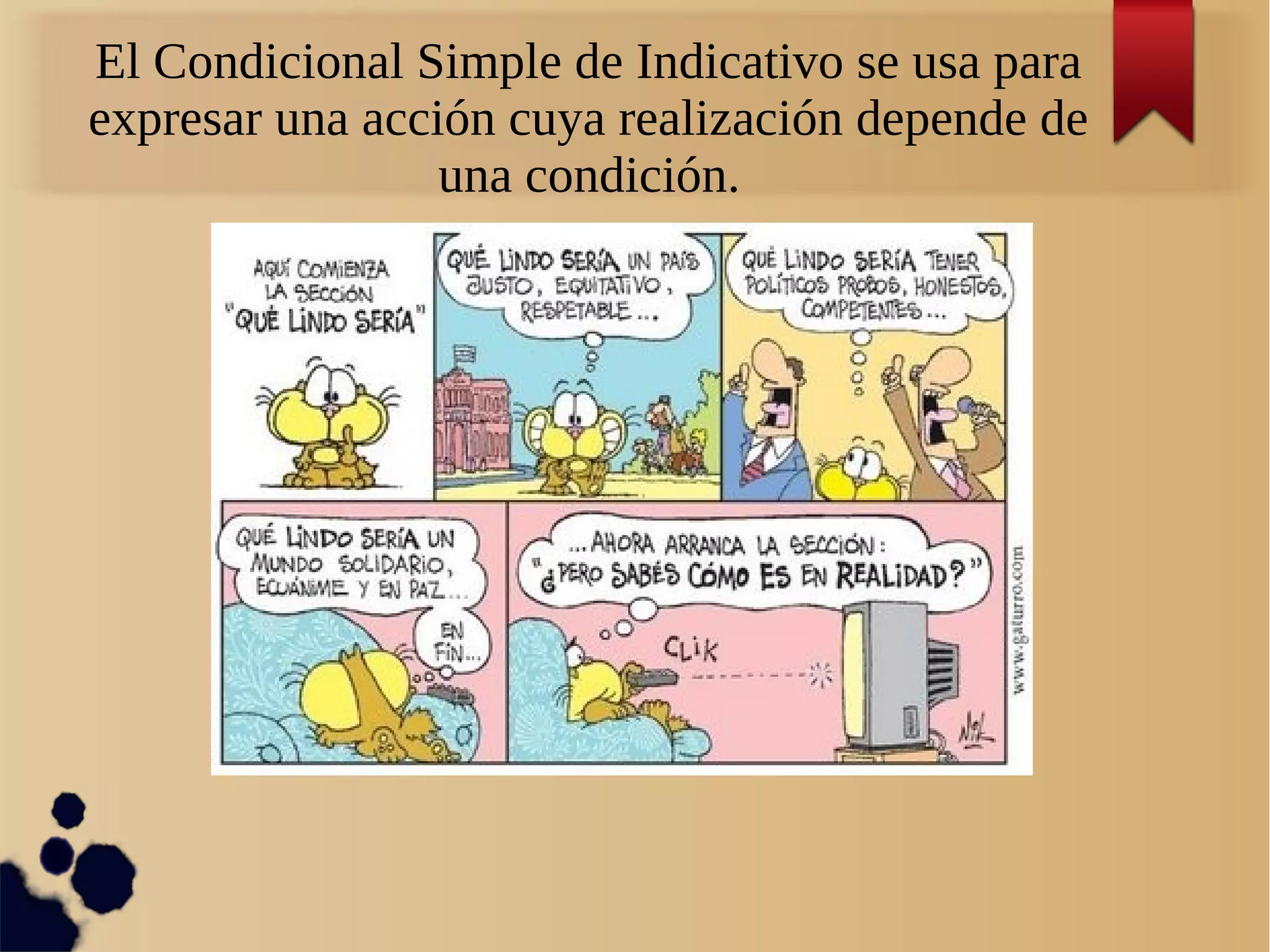 El condicional simple del indicativo | ODP