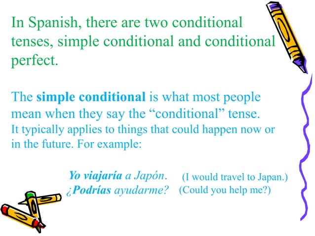 El Condicional Spanish ppt.ppt