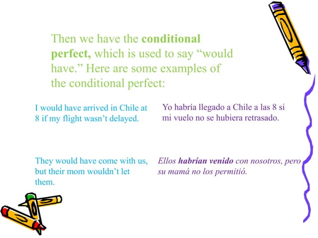 El Condicional Spanish ppt.ppt