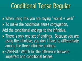 El Condicional Spanish ppt.ppt