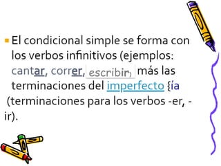 El Condicional Spanish ppt.ppt