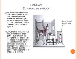 El condicionamiento clásico | PPTX