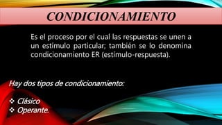 Conductismo | PPTX