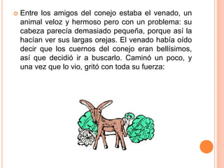 El conejo y el venado | PPTX