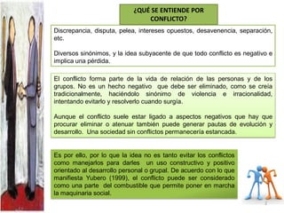 El conflicto | PDF