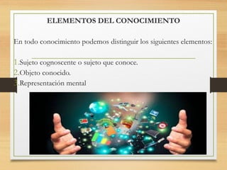 El conocimiento by dennis Montufar | PPT