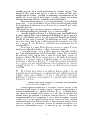 El conocimiento científico concepcion de karl pooper wrdaros | PDF