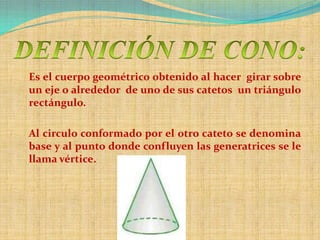 Cuerpo De Cono