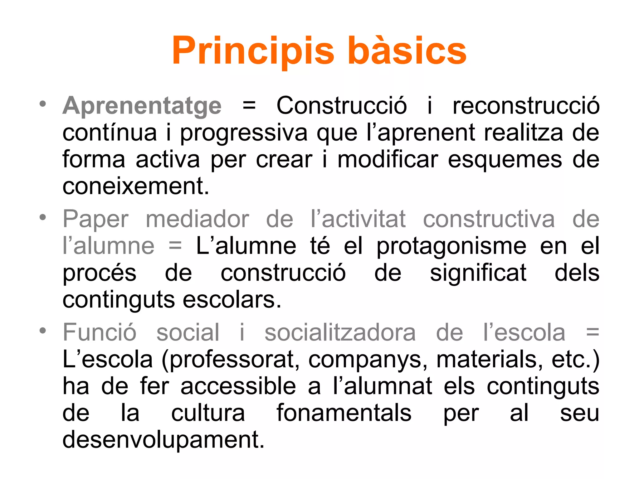 El constructivisme | PPT