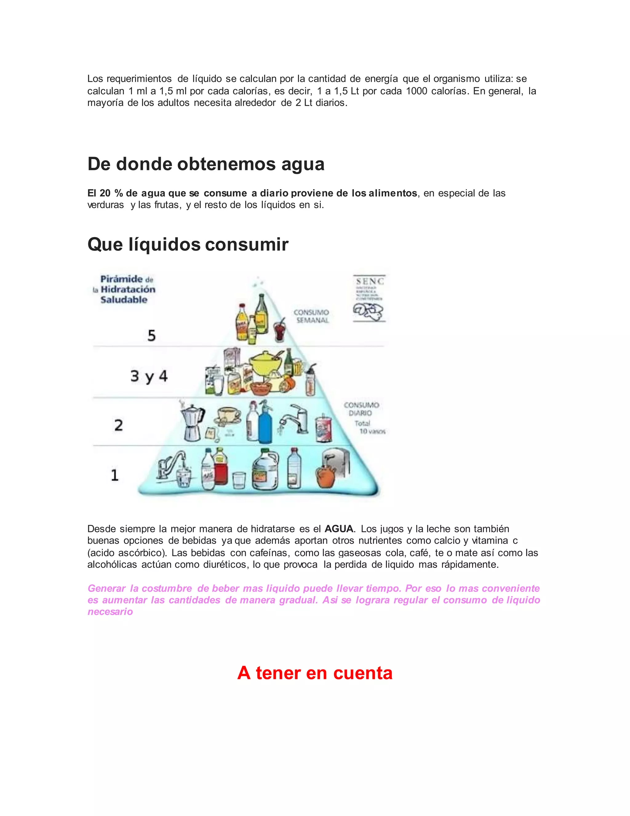 El consumo de agua simple potable | PDF