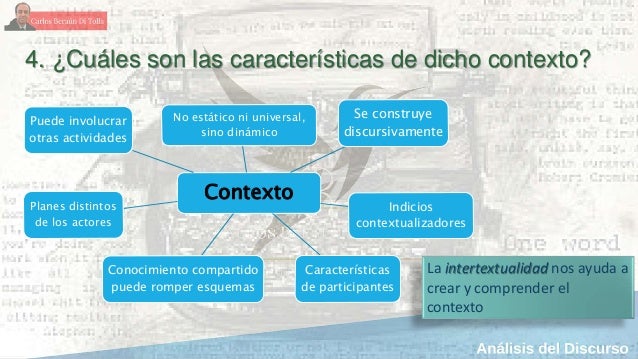 El contexto en el discurso