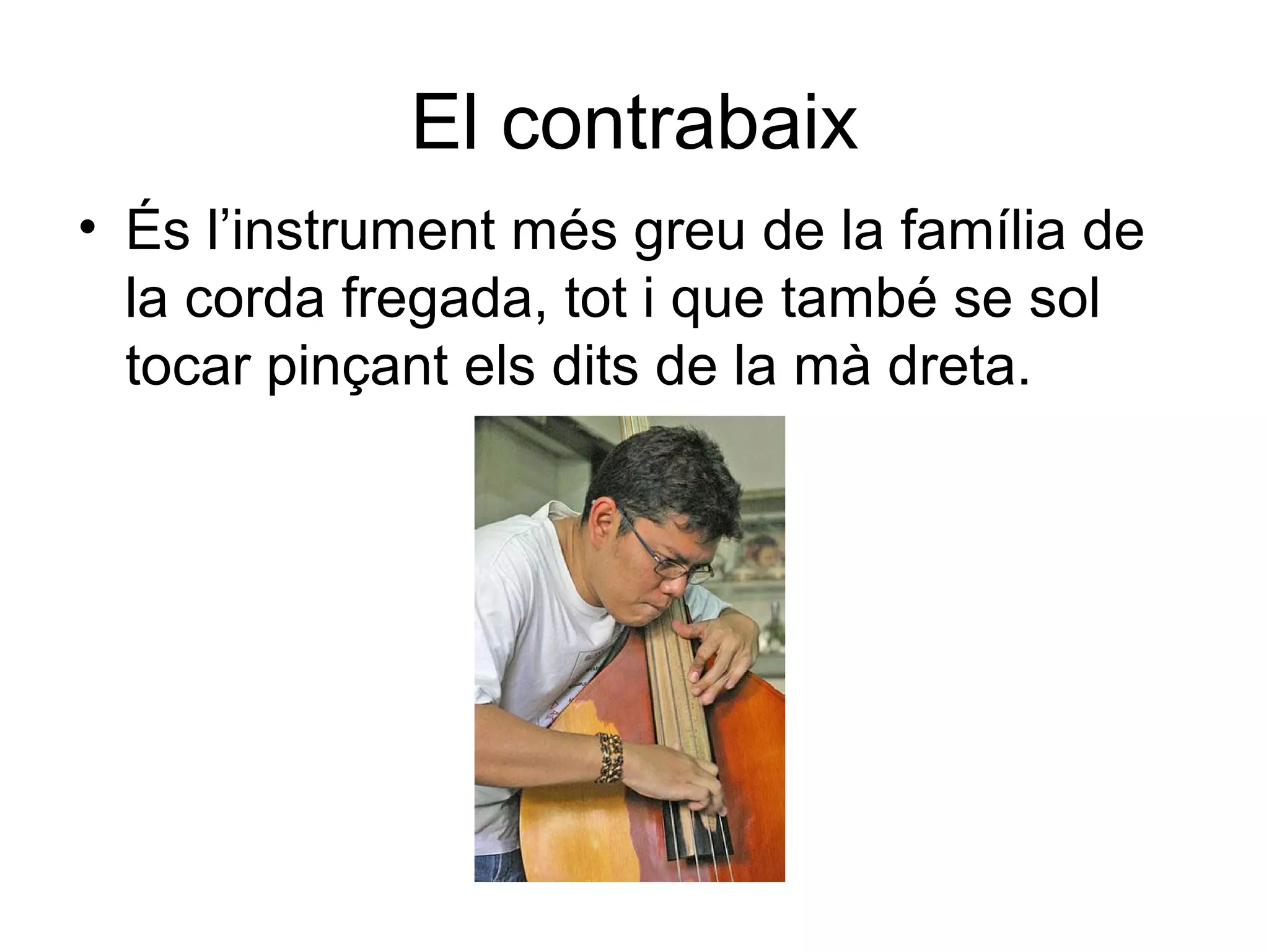 El contrabaix | PPT