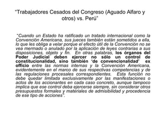 El control de convencionalidad (bolilla7) | PPT