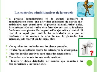 El control y la supervisión | PPT