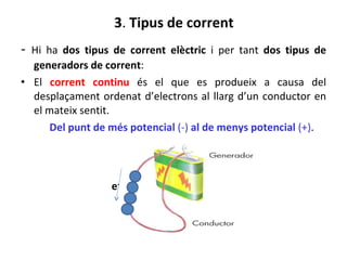 El corrent elèctric | PPT