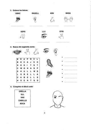 unitat 1 El cos humà primer cicle | PDF