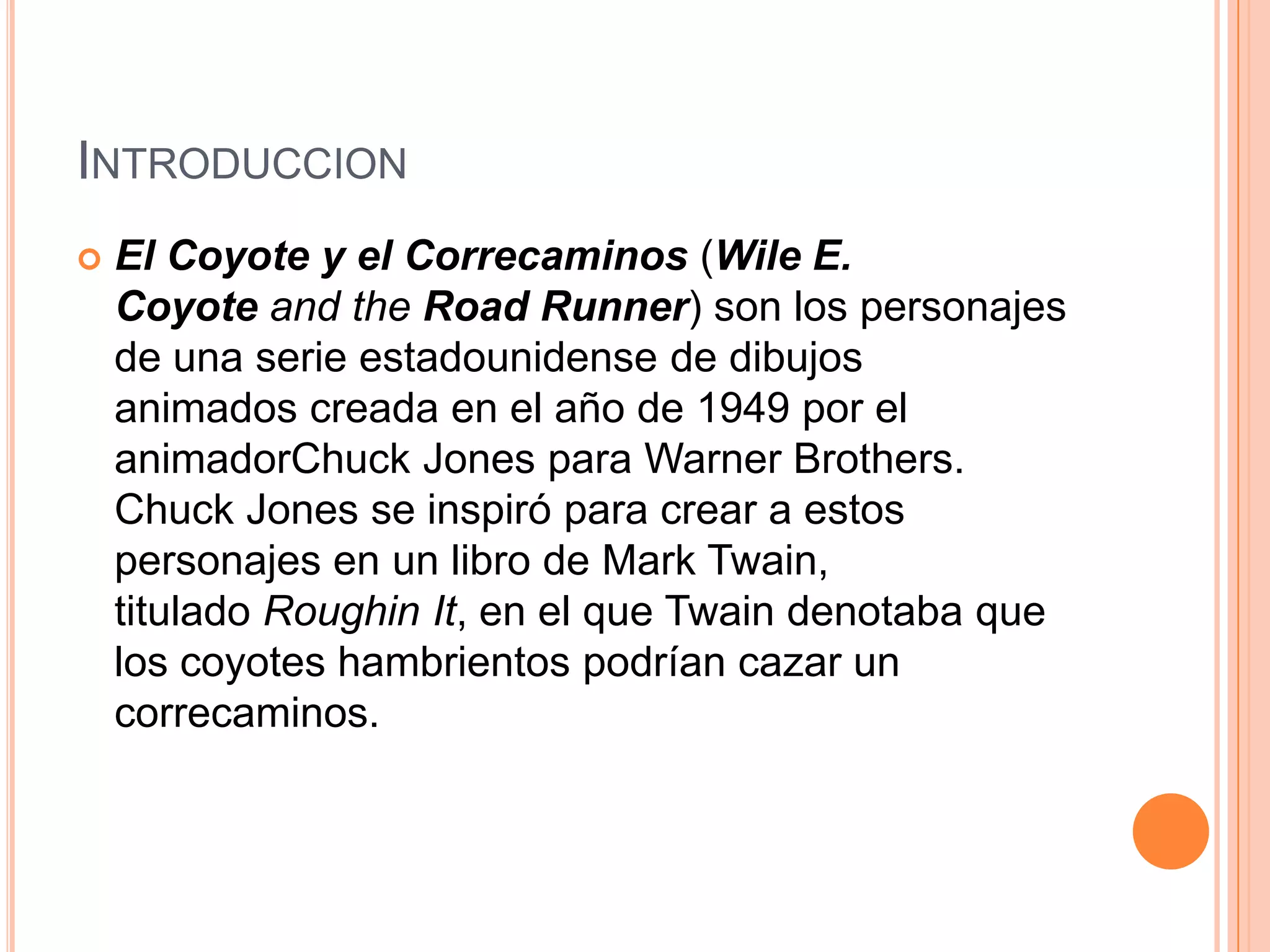 El coyote y el correcaminos | PPT