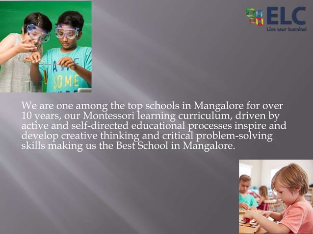 ELC - Best School in Mangalore | PPTX
