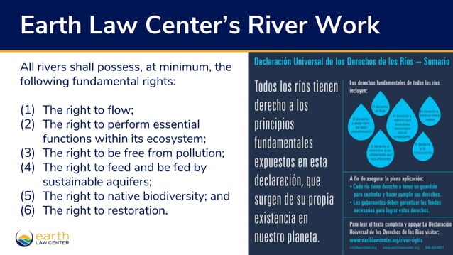 Earth Law Center: Rights of Rivers | PPTX