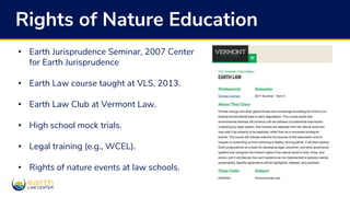 Earth Law Center: Rights of Rivers | PPTX