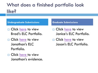 ELC Process | PDF | Undergraduate Education | College Education
