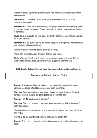 El Criat De Dos Amos | DOCX