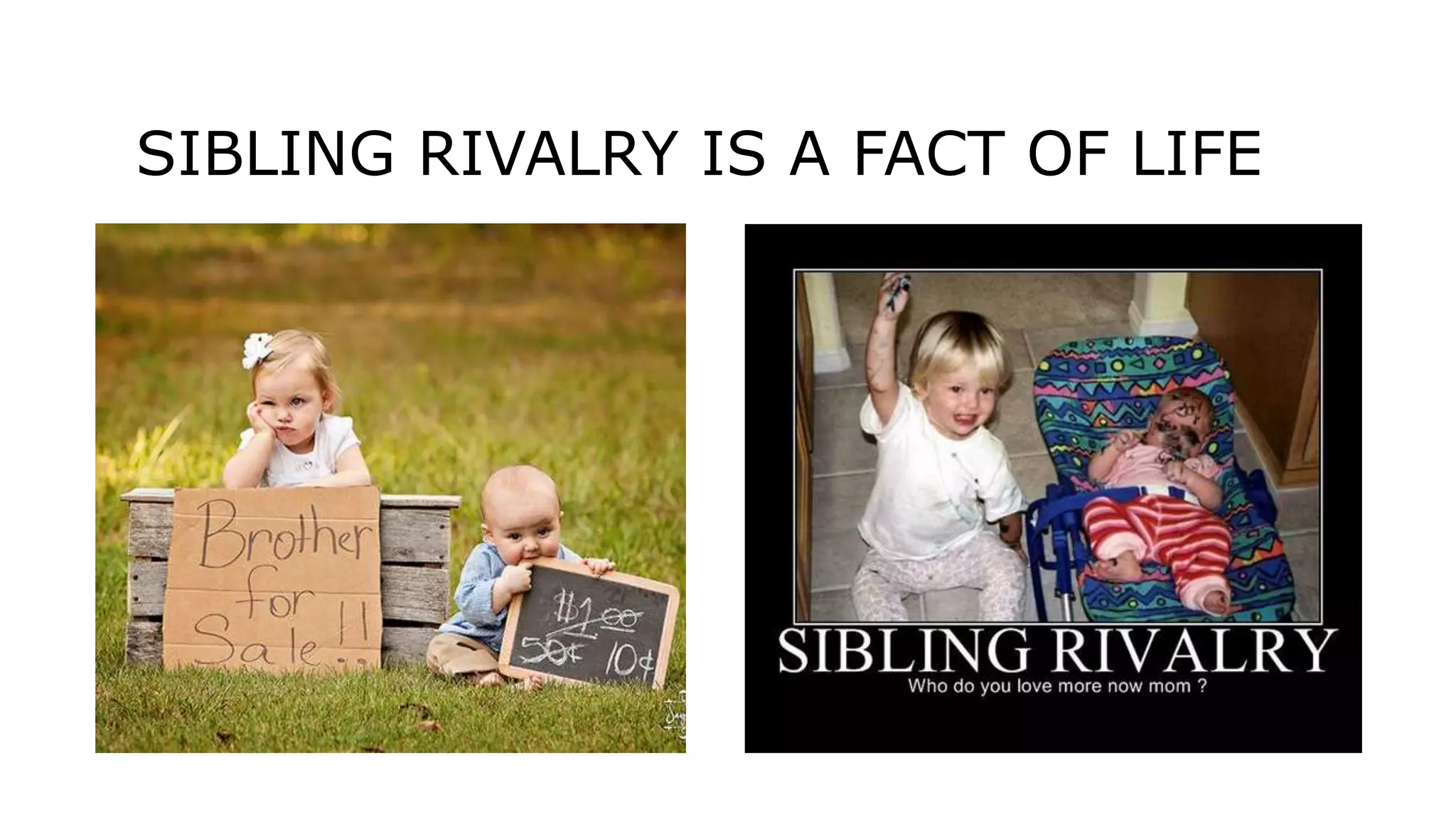 Siblings Rivalry | PPTX
