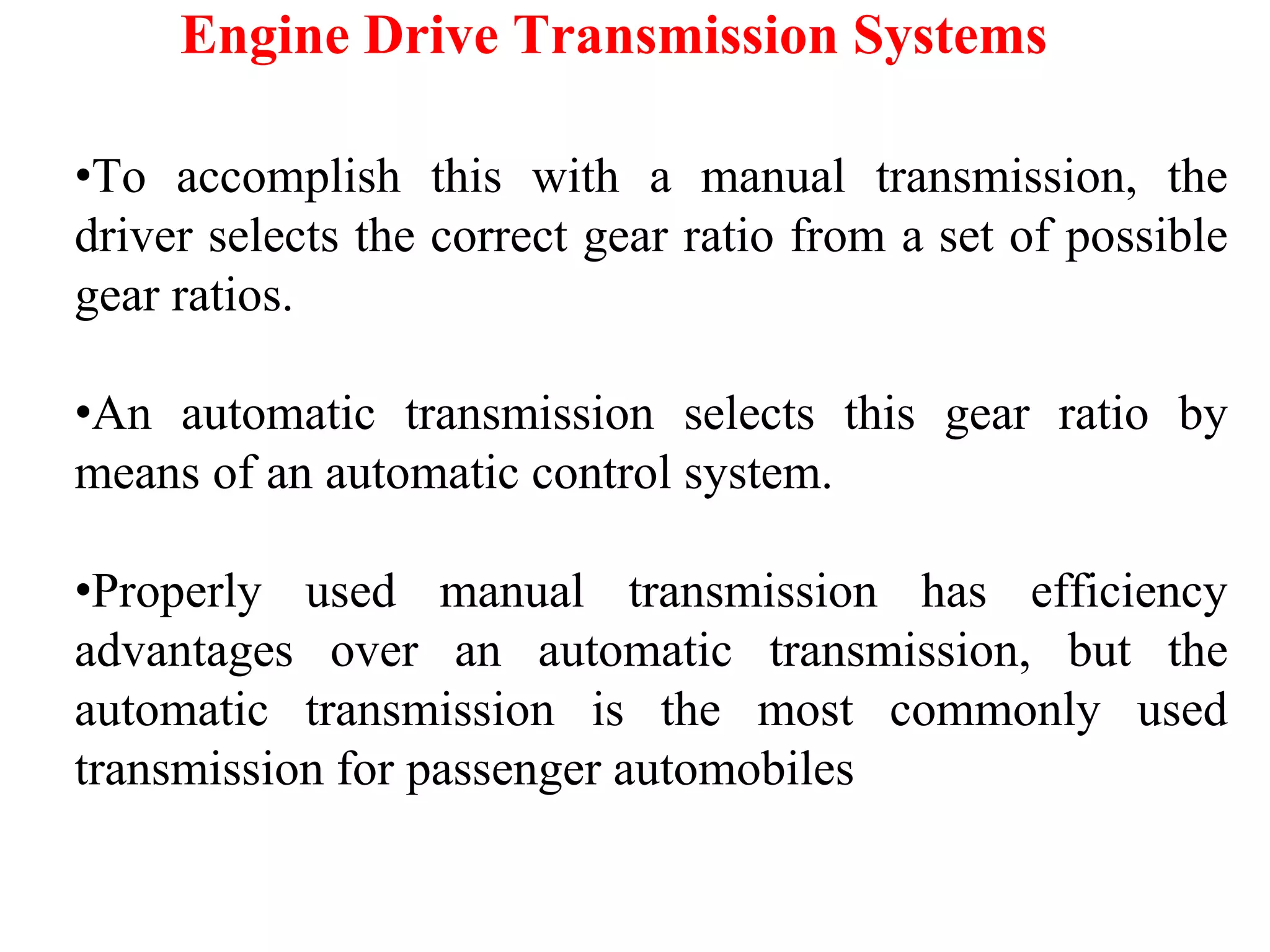 Electronic control of automatic transmission | PPTX